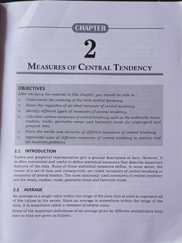 Statistics Chapter 2 | PDF