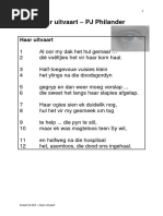 HANSWORS Werkkaarte | PDF