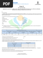 Form 68 Application Under Income Tax Act | PDF | Income Tax | Personal ...