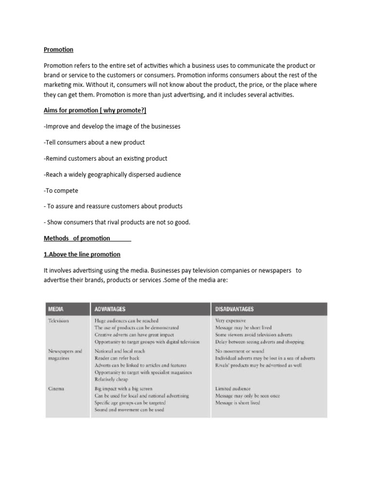 PROMOTION PART 1 | Download Free PDF | Promotion (Marketing) | Advertising