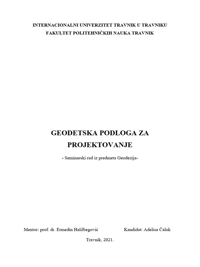 Geodezija | PDF