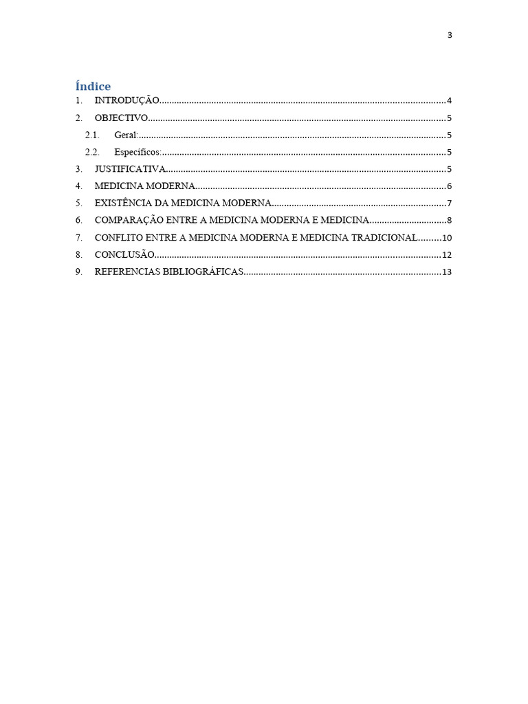 Medicina Moderna: Características e Comparações | PDF | Remédio | Science