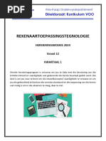 RTT Gr11 TEORIE Vraestel Nov2020 StudyOpp | PDF