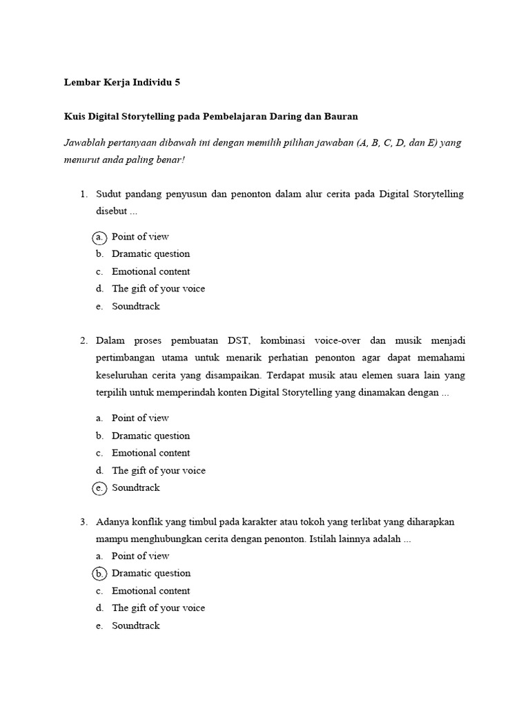 T1-PPDB-LK Individu 5 DST-Rian Mansi | PDF