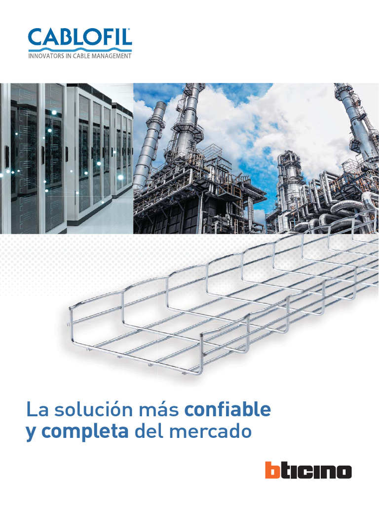 Brochure Cablofil | PDF | Ciencias fisicas | Rieles