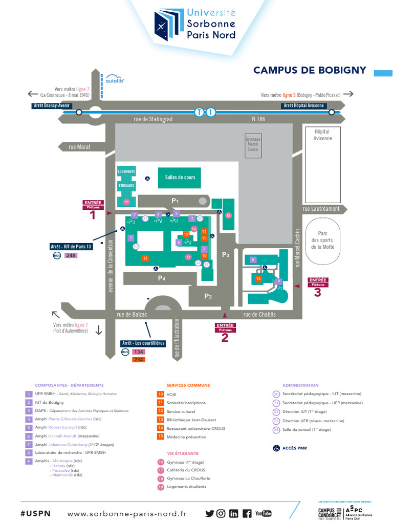 Plan du Campus de Bobigny | PDF