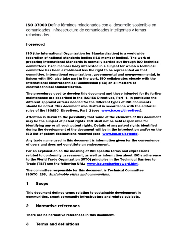 ISO 37000 Define Términos Relacionados Con El Desarrollo Sostenible en ...