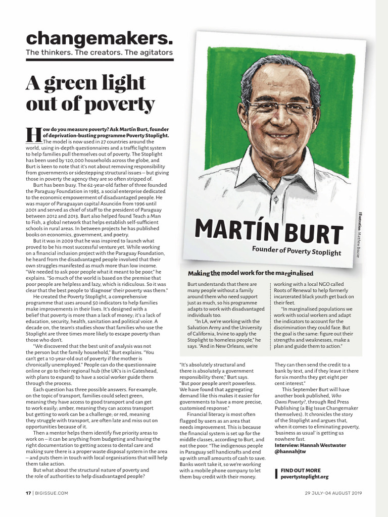 Martín Burt's Poverty Stoplight Program | PDF | Poverty | Poverty ...