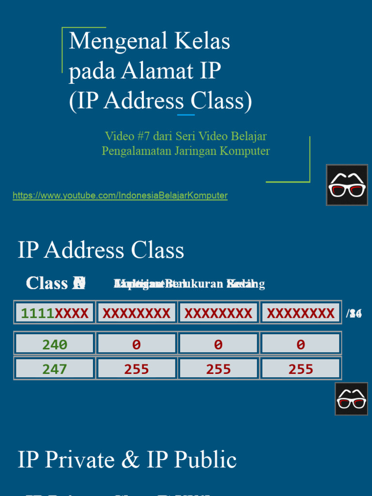 Chapter 07 Class Ip Address | PDF Chapter 07 Class Ip Address | PDF