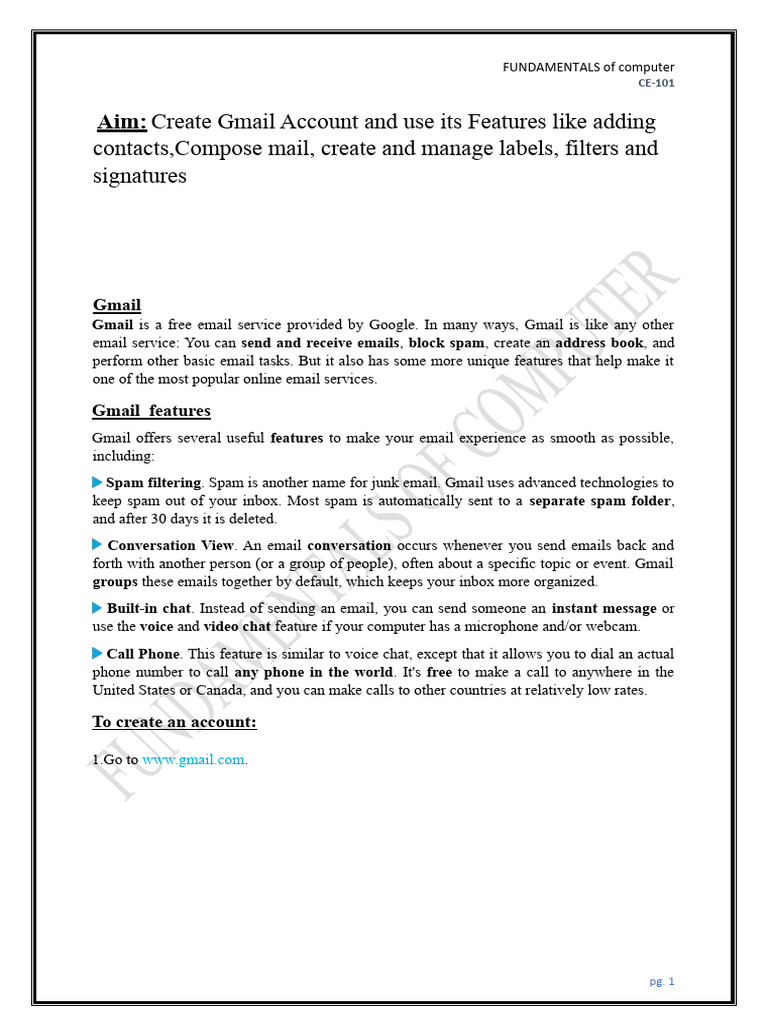 PRACT 2 | Download Free PDF | Gmail | Email Spam