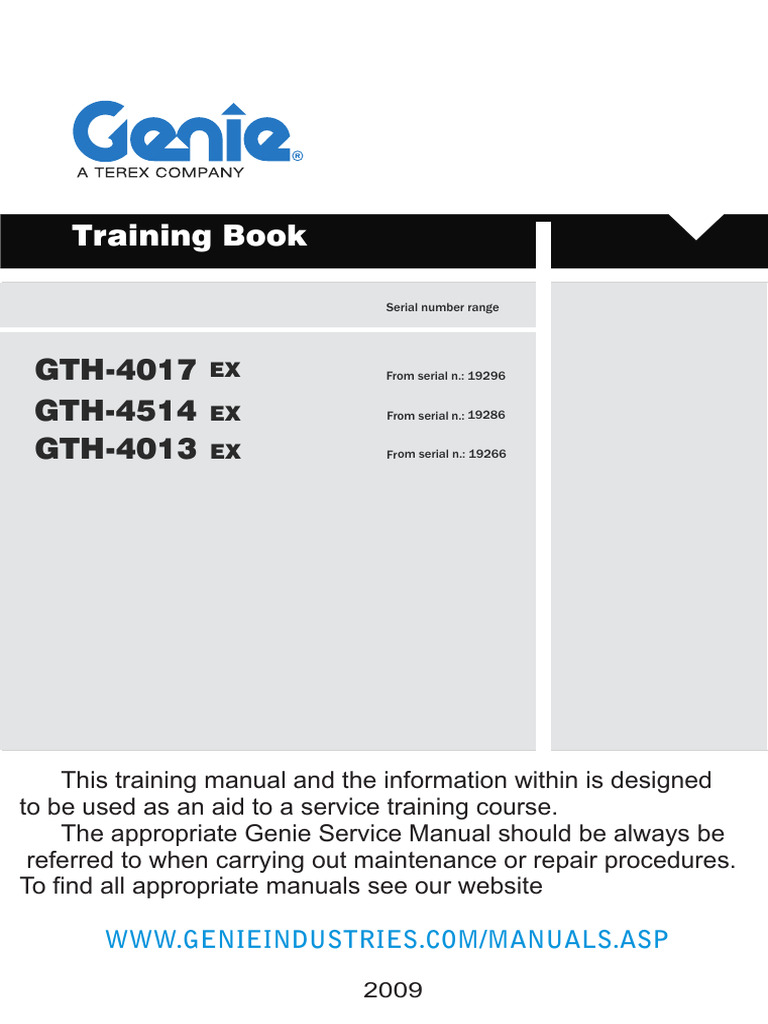 Training Book GTH 4017 English | PDF | Diesel Engine | Mechanical ...