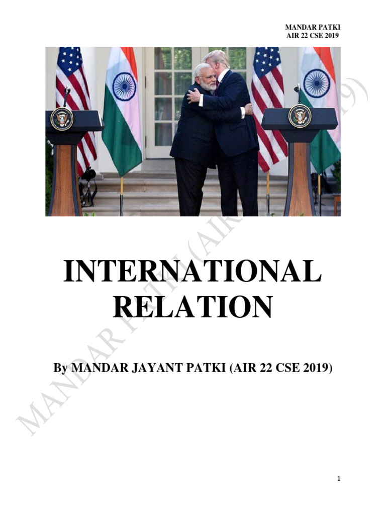 International Relation and Organizations | PDF | European Union ...