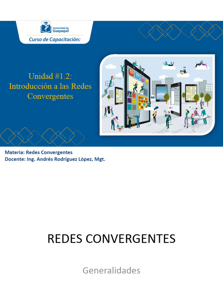 Introducción a Redes Convergentes | PDF | Calidad de servicio | Red de ...