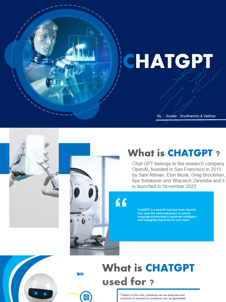 Chatgpt Presentation | PDF