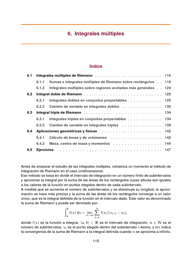 Integracion Múltiple | PDF | Integral | Física Matemática