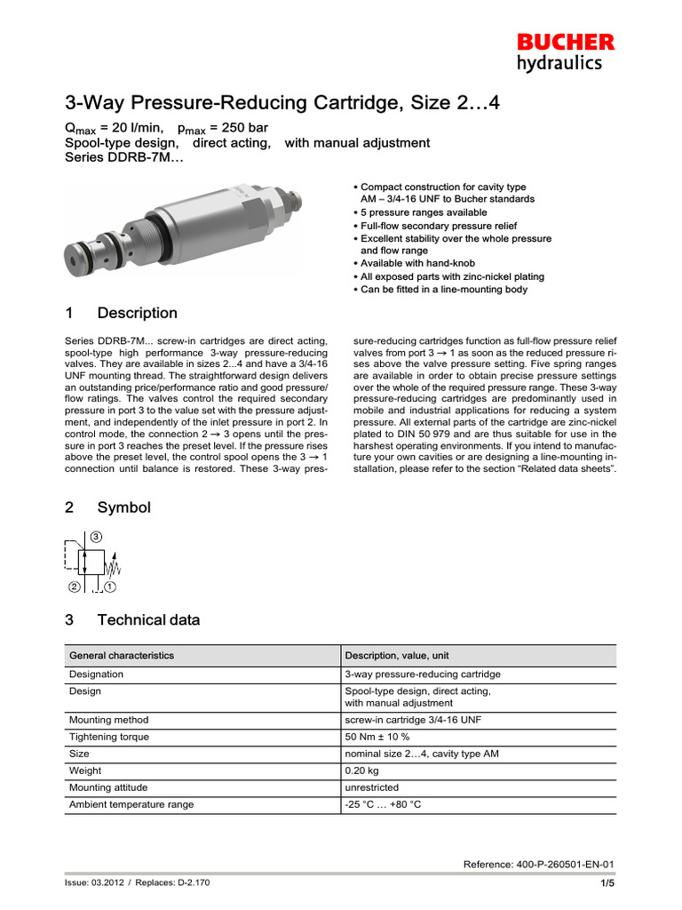DDR 7 4 - 400 P 260501 en | PDF | Valve | Gas Technologies