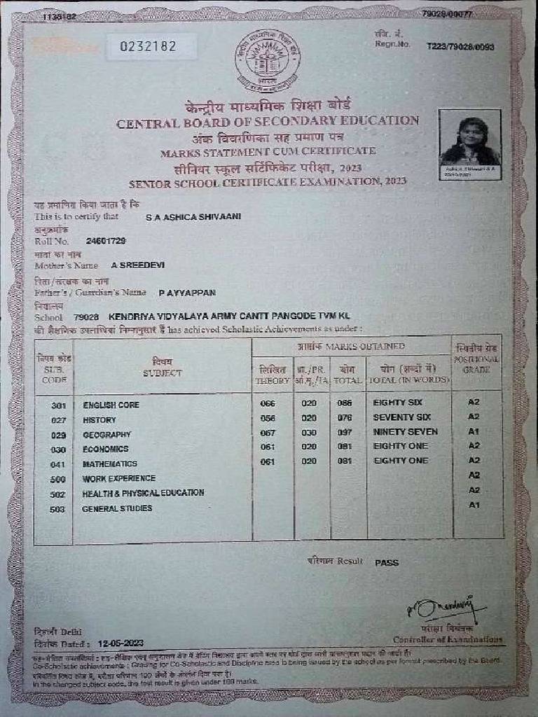 12th Marksheet - Compressed | PDF