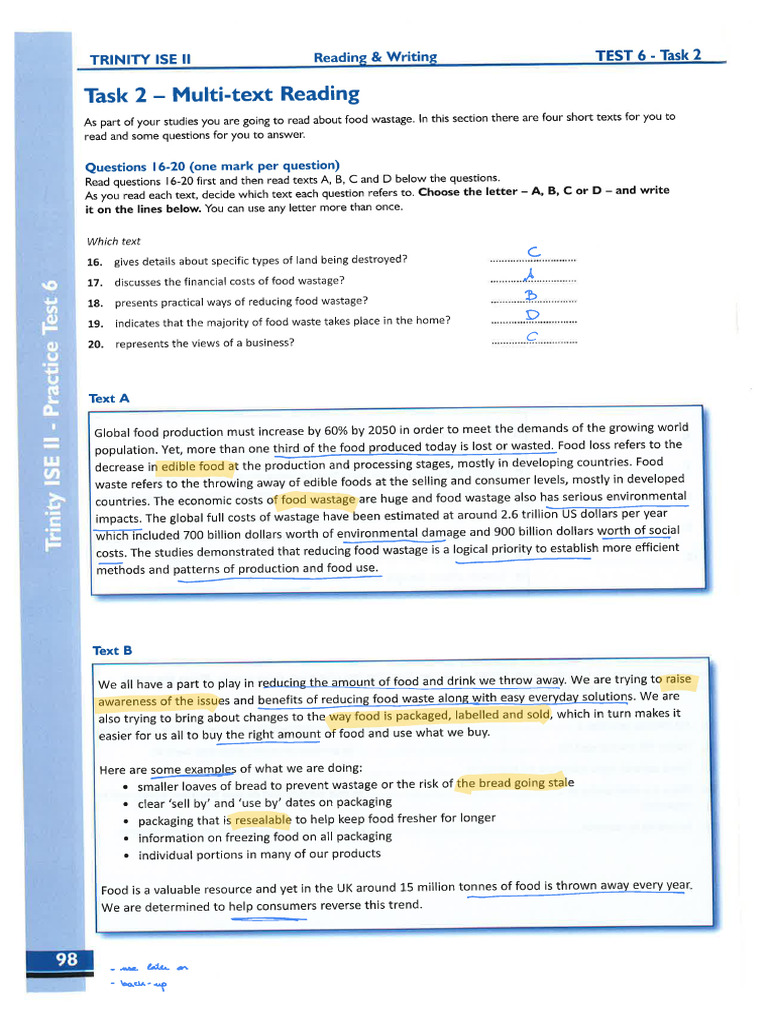 Practice Task 3 Reading | PDF