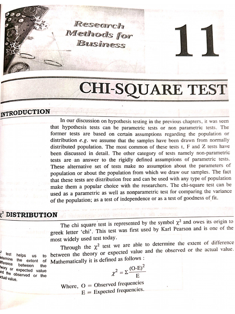 Chi-Square Test | PDF