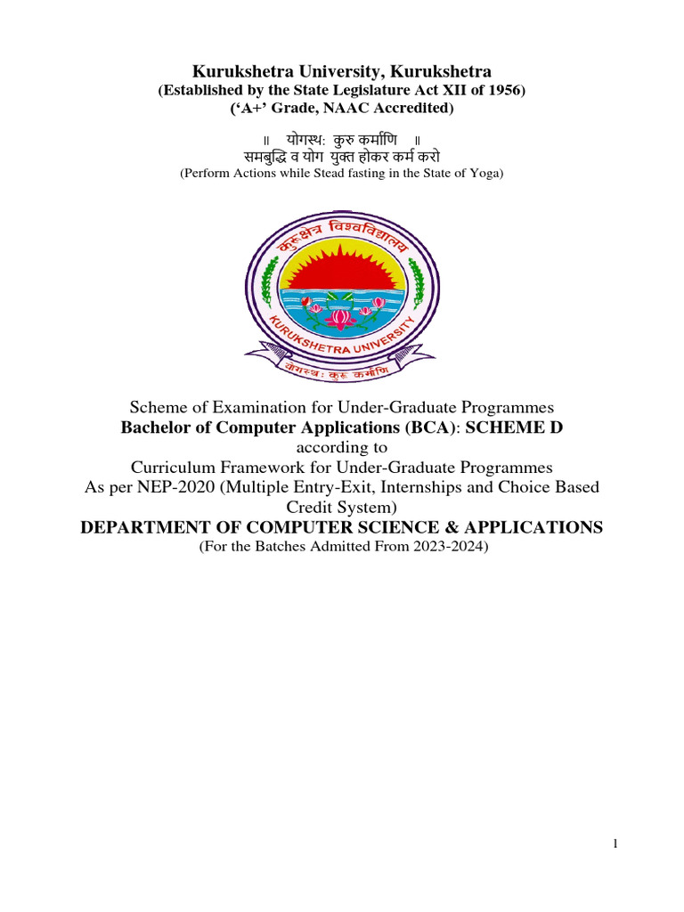 1 - Bca | PDF | Computer Data Storage | Matrix (Mathematics)