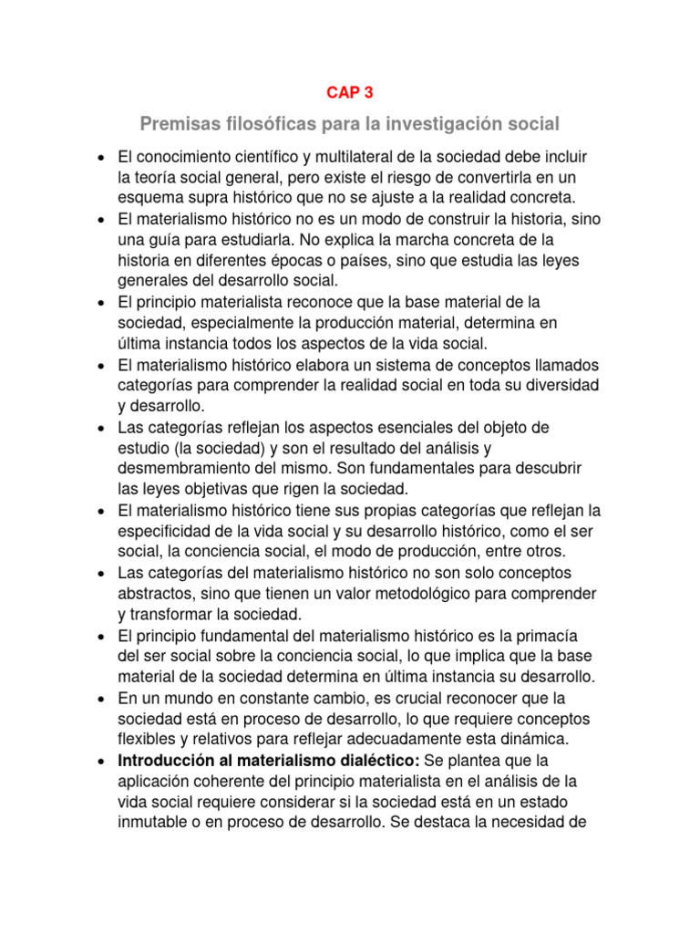 Resumen Cap 3,4,5 y 6 | PDF | Sociedad | Capitalismo