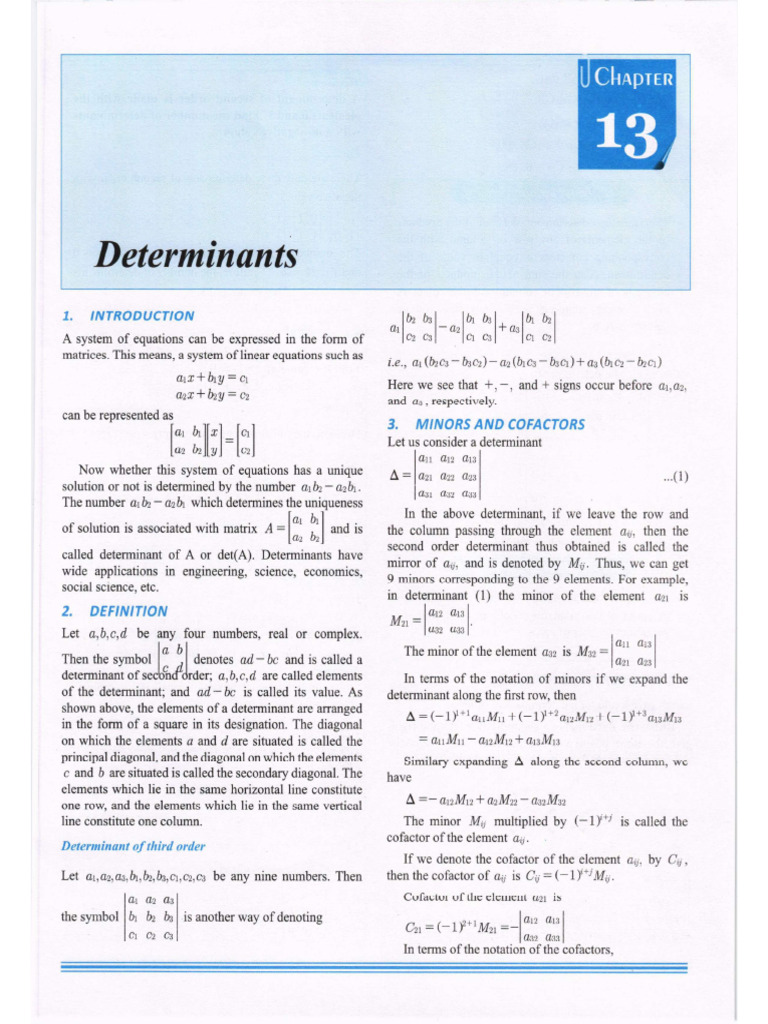 Determinants (1) | PDF