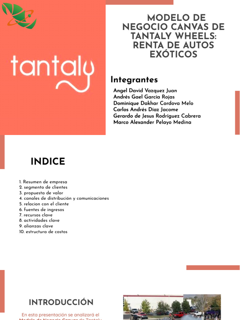 Modelo Canvas de Tantaly Wheels | PDF | Marketing | Business