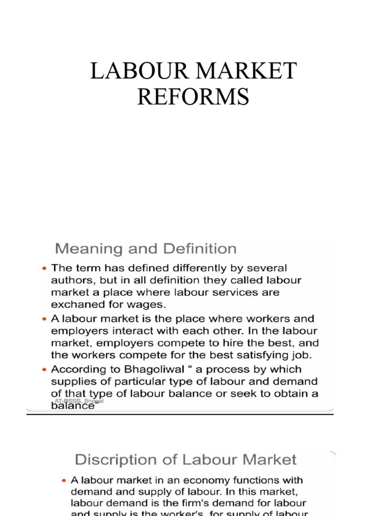Labour Reforms | PDF | Labour Economics | Employment