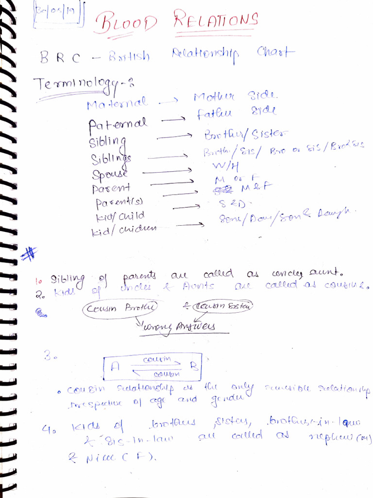 10 Apt Blood Relations and Missing Numbers | PDF