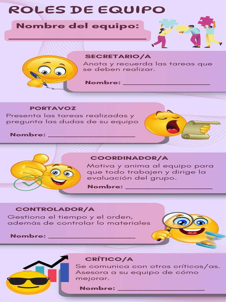 Roles y Tareas de Equipos de Trabajo | PDF