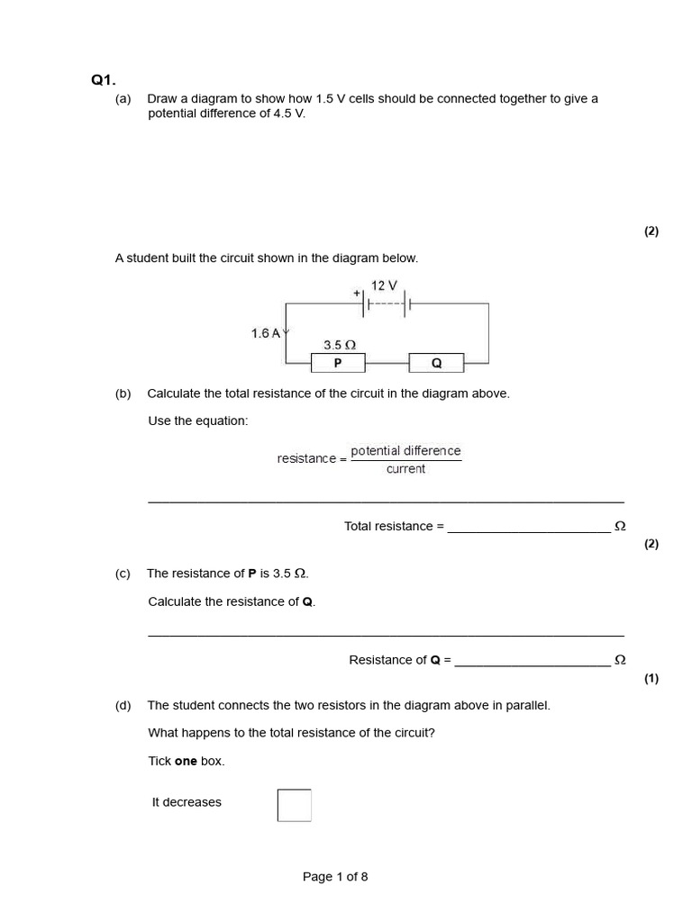 25 Marks Circuit Rules | PDF | Voltage | Electrical Resistance And ...
