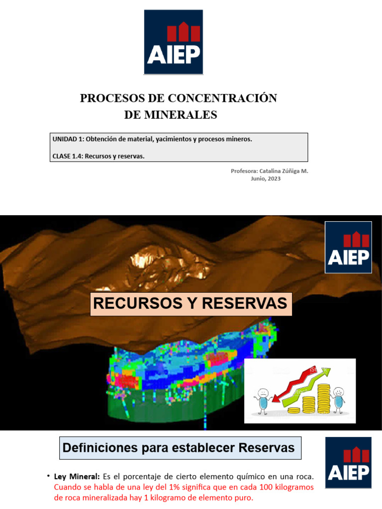 Clasificación de Recursos y Reservas Mineras | PDF | Software | Minerales