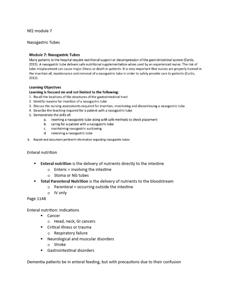Nursing Foundation 2 Module 7 | PDF | Clinical Medicine | Gastroenterology