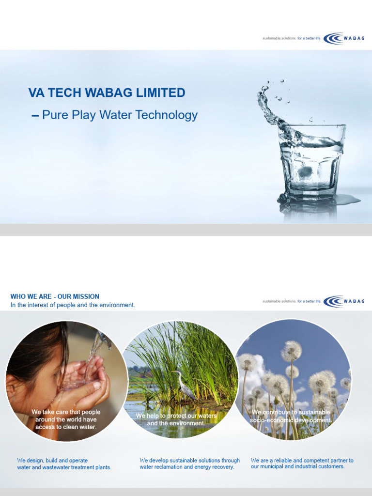 Wabag Corporate | Download Free PDF | Desalination | Reclaimed Water