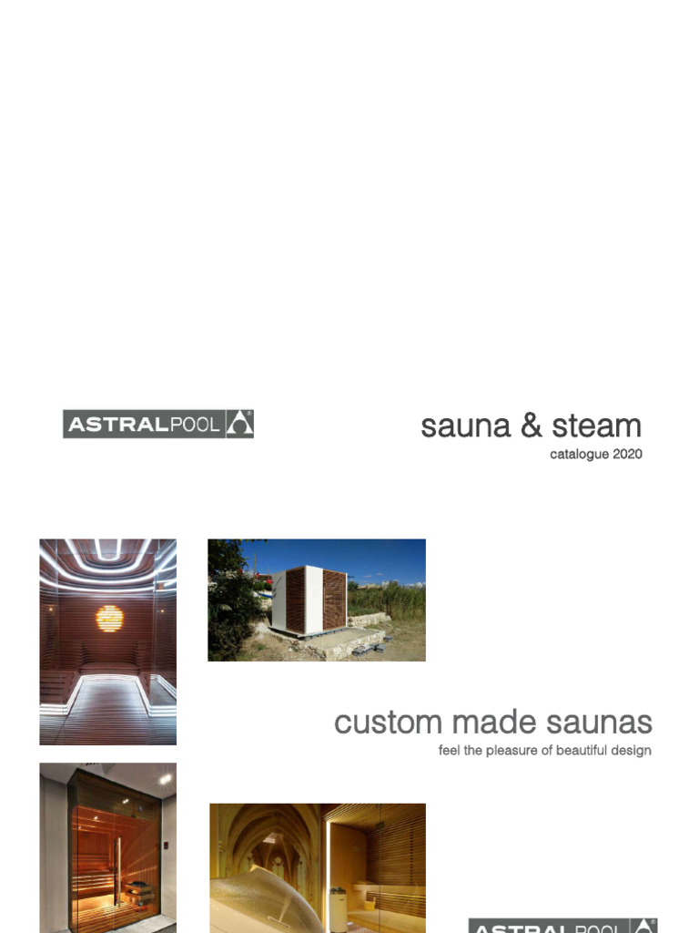 Astralpool Sauna&Steam Catalogue 2020 | PDF | Plywood | Wall