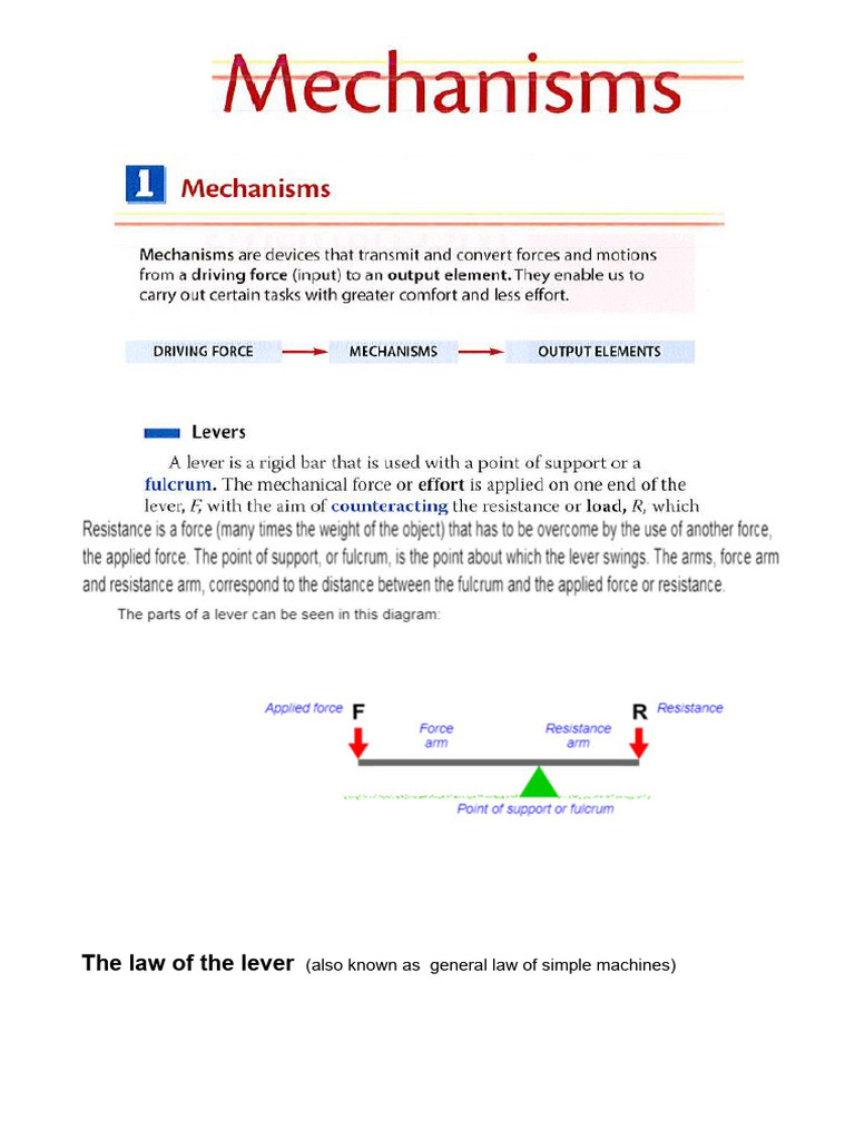 Mechanisms | PDF