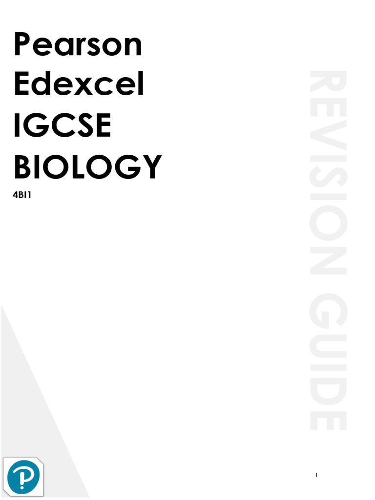 Edexcel Igcse Biology 4bi1 Revision Notes Pdf Digestion Stimulus Physiology