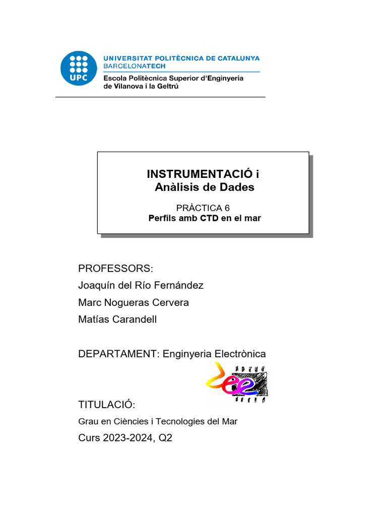 Pràctica 6 Perfils CTD Mar Curs 23-24 | PDF