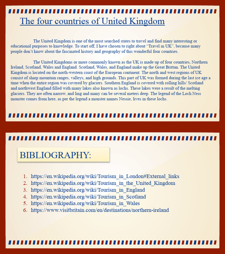 Tourism in UK Varianta 3 | PDF
