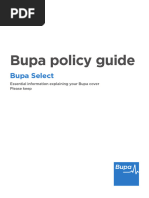 Bupa Cash Plan Benefits Overview | PDF | Patient | Psychotherapy