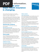 Bupa Select Complete Policy Overview | PDF | Patient | Health Care