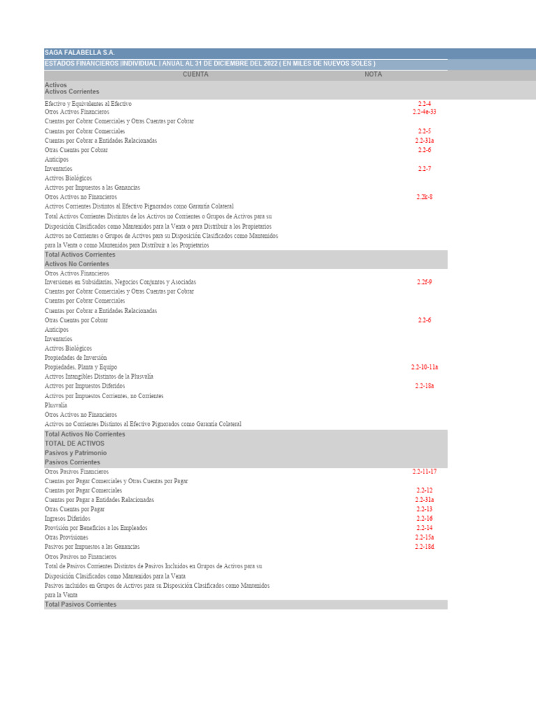 Reporte Detalle de Información Financiera | PDF | Contabilidad | Opción (Finanzas)