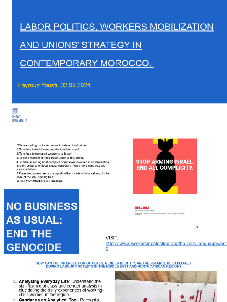 2 Labor Politics, Workers Mobilization and Unions' Strategy in ...