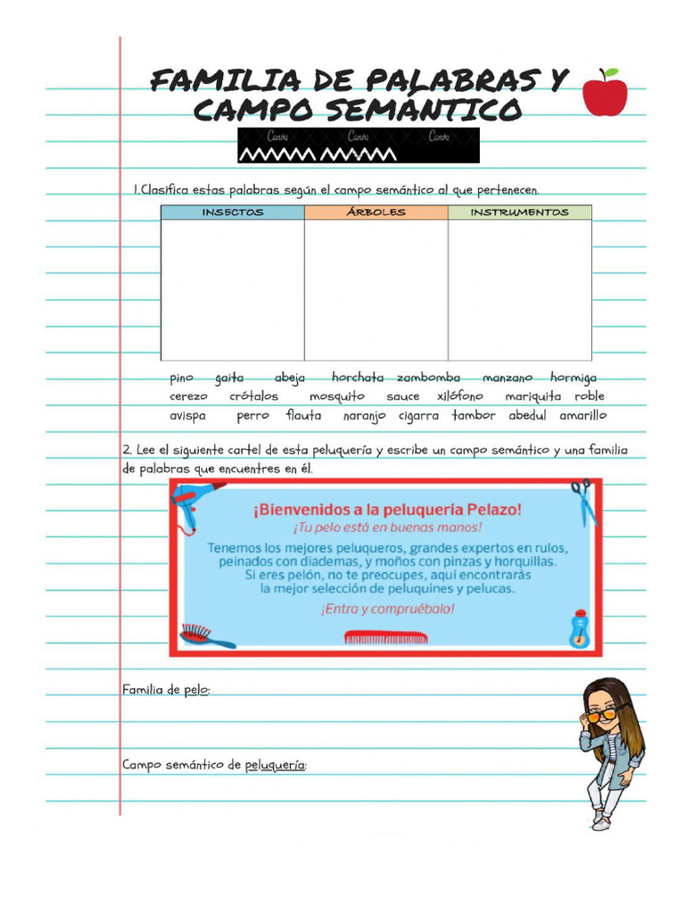 Familia de Palabras | PDF