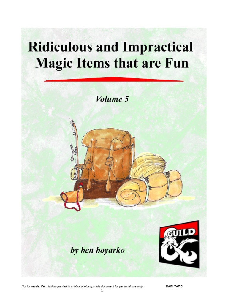 1502056-Ridiculous and Impractical Magic Items That Are Fun Volume 5 ...