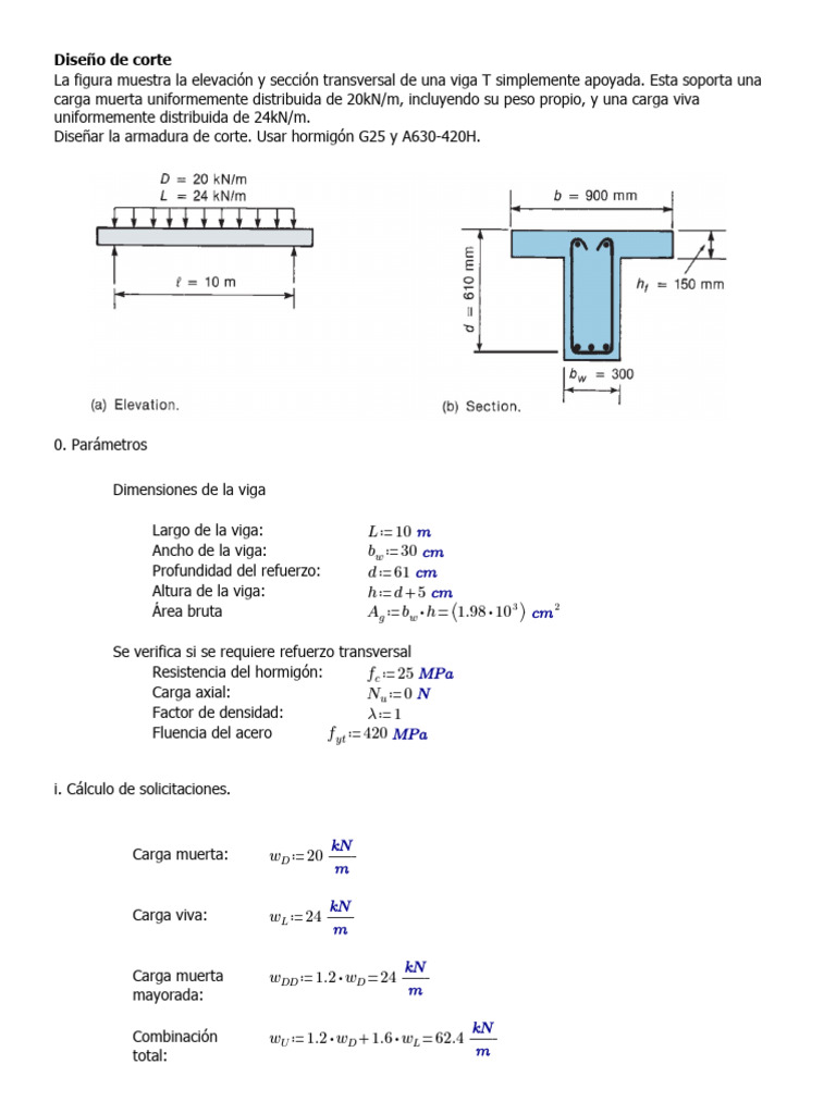 17 - Corte 2 | PDF | Viga (Estructura) | Ingeniería estructural