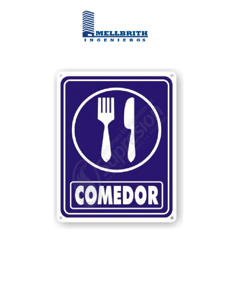 Señaletica Comedor | PDF
