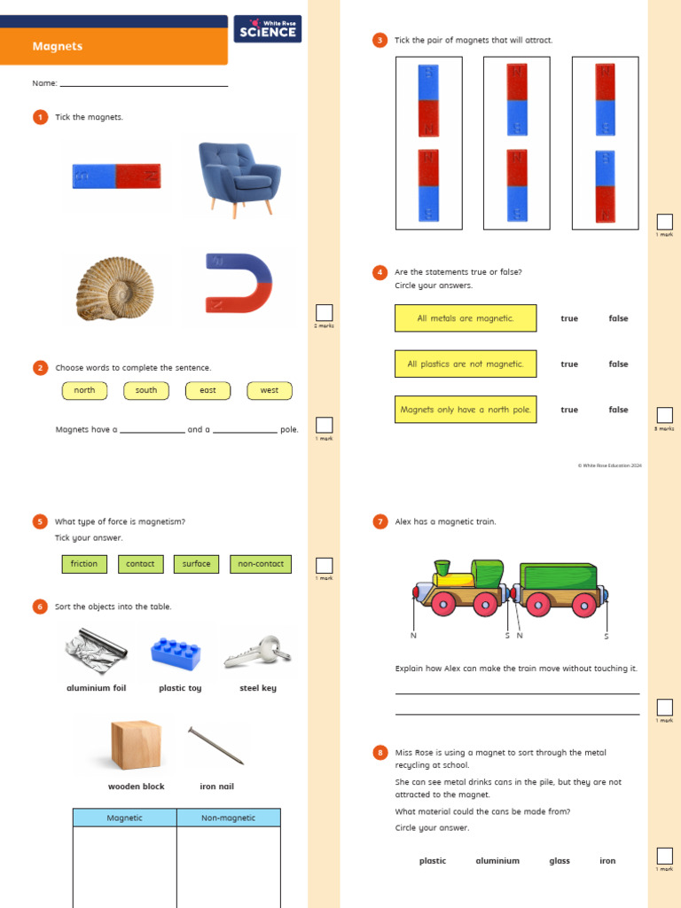 Y3 Summer Block 3 EoBA Magnets | PDF | Magnet | Electromagnetism