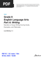 Educ Ela 30 1 Examples Students Writing Jan 2024 | PDF | English ...