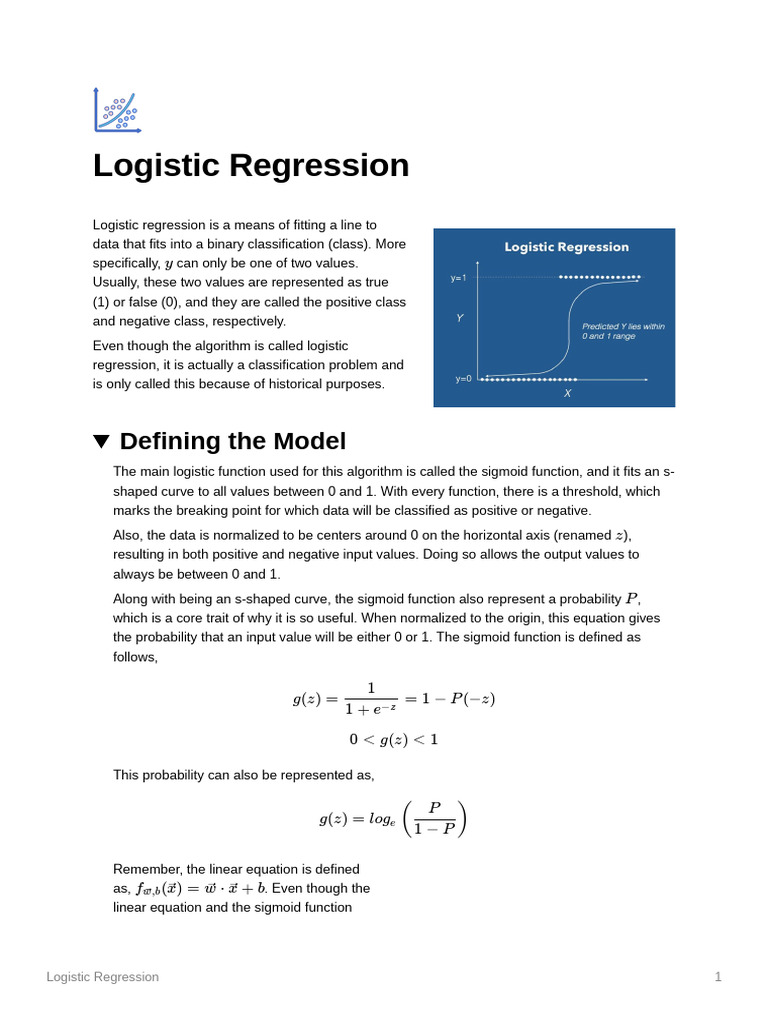 Logistic_Regression | Download Free PDF | Logistic Regression | Statistical Classification